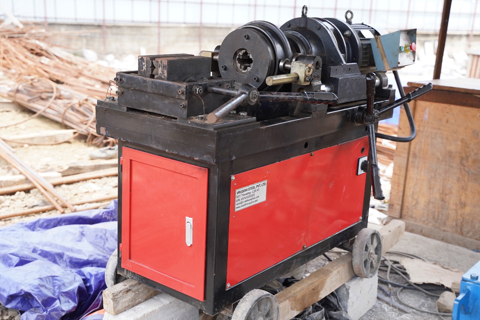 BTS Rebar Threading Machine - Vruddhi Engineering Works Limited