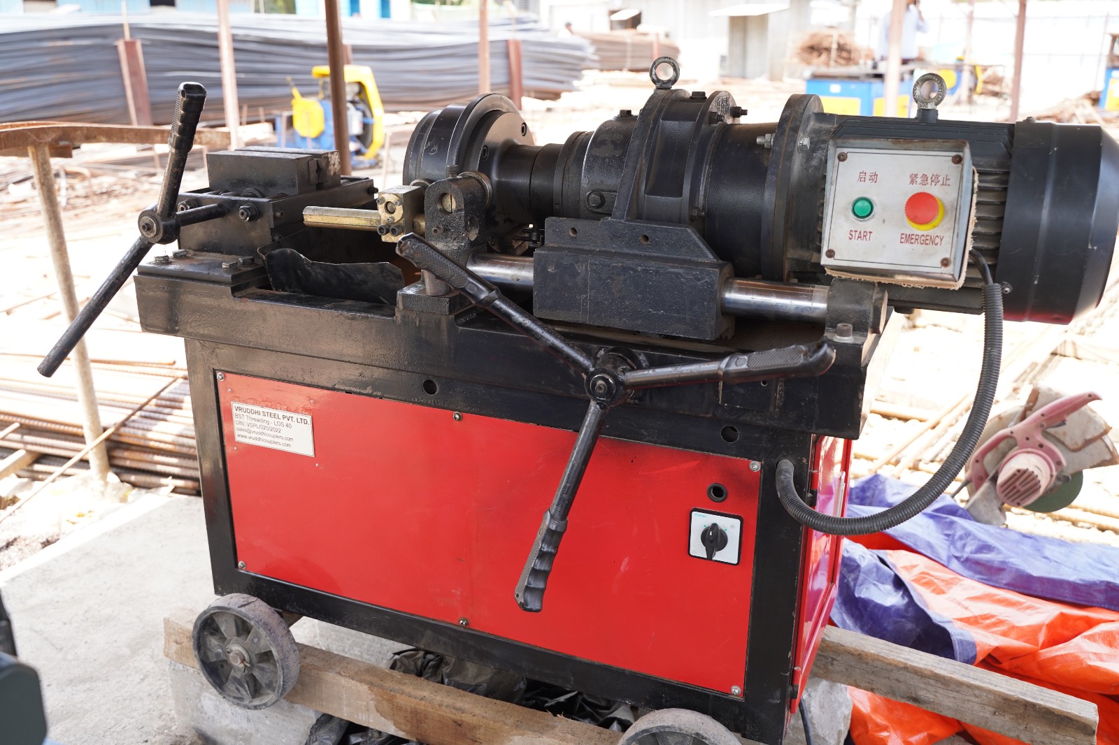 BTS Rebar Threading Machine - Vruddhi Engineering Works Limited